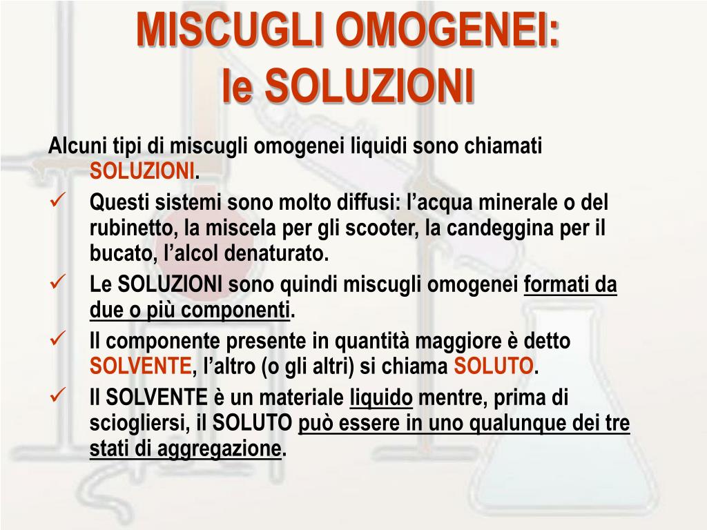 Ppt I Miscugli Powerpoint Presentation Free Download Id 889809