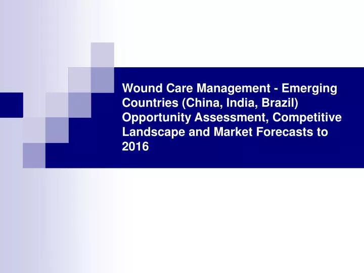PPT - Wound Care Management PowerPoint Presentation, free download - ID ...