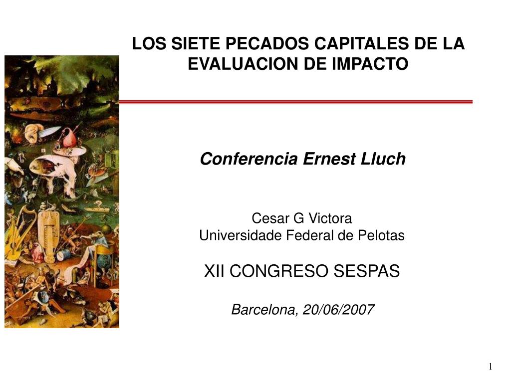 PPT - Conferencia Ernest Lluch Cesar G Victora Universidade Federal de ...