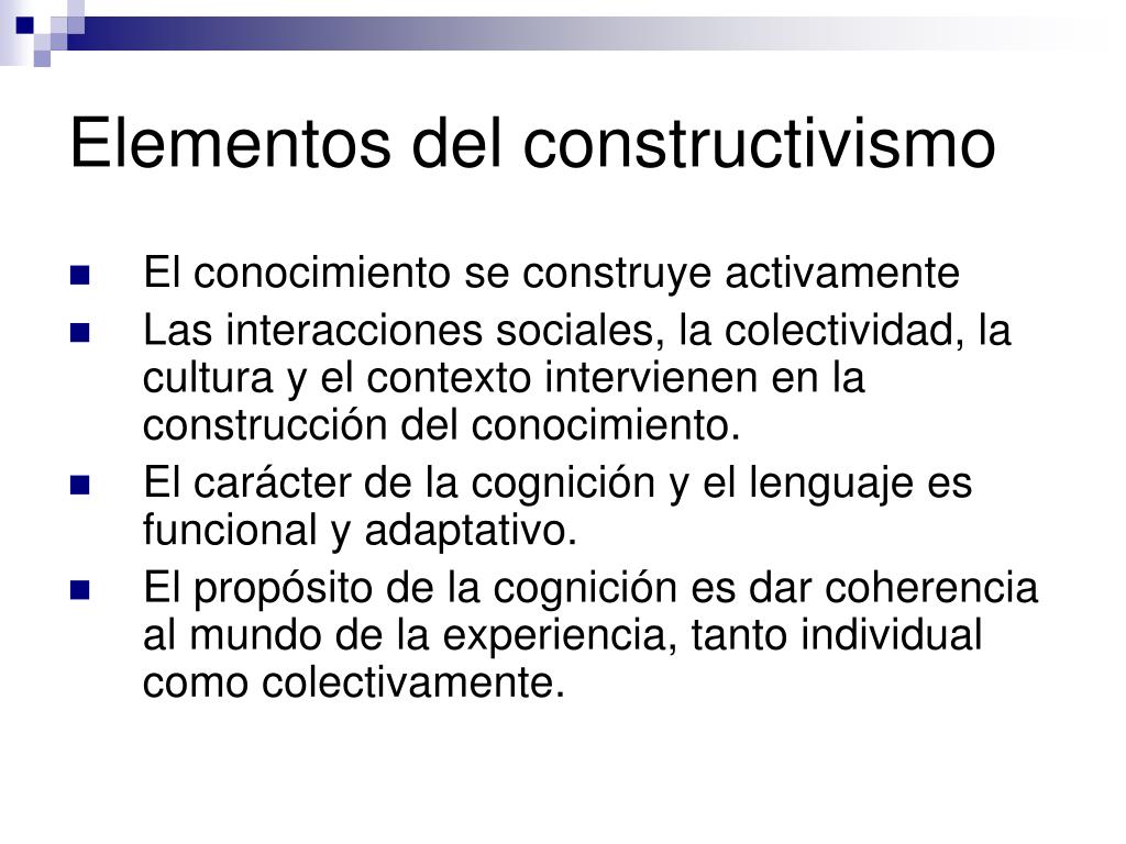 PPT - Constructivismo, ideas previas y cambio conceptual PowerPoint Presentation - ID:891107