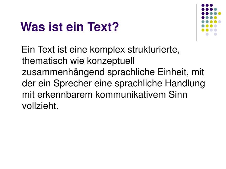 PPT - Kohäsion vs. Kohärenz PowerPoint Presentation - ID:891605