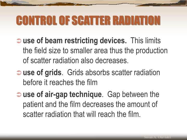 PPT - SCATTER RADIATION PowerPoint Presentation - ID:892250