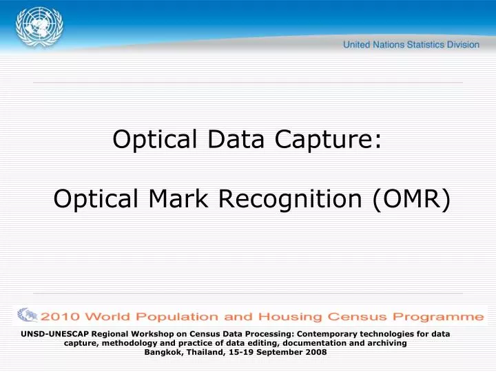 PPT - Optical Data Capture: Optical Mark Recognition (OMR) PowerPoint ...