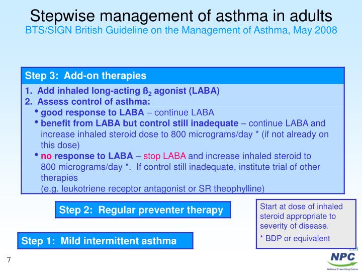 PPT - British Guideline on the Management of Asthma BTS/SIGN British ...