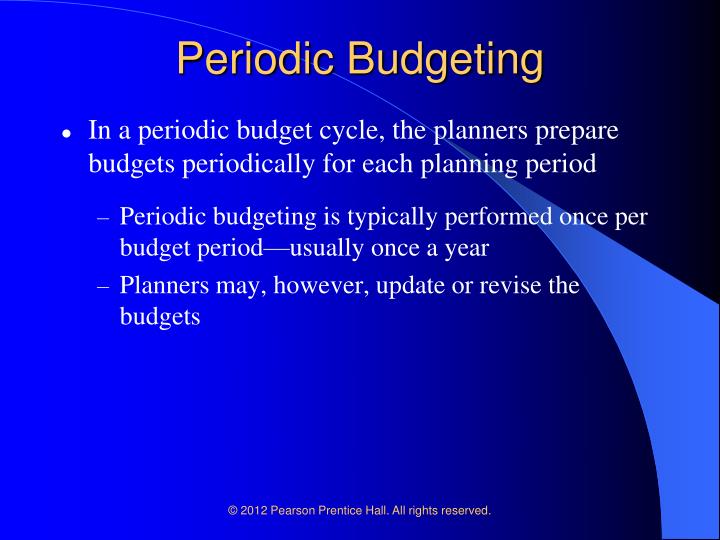 PPT - Using Budgets for Planning and Coordination PowerPoint ...