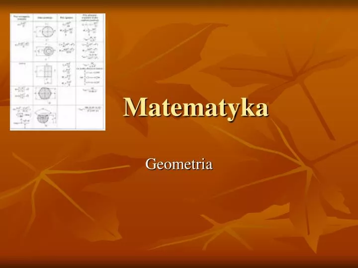 PPT - Matematyka PowerPoint Presentation, free download - ID:894023