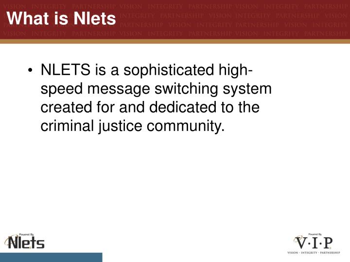 PPT - Nlets – The International Justice and Public Safety Information ...