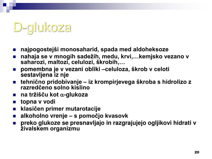 PPT - OGLJIKOVI HIDRATI PowerPoint Presentation - ID:896453