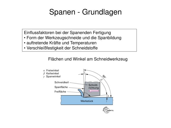 PPT - Vorlesung Fertigungstechnik 2. Trennen PowerPoint Presentation ...