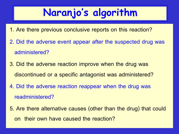 PPT - Adverse Drug Reaction PowerPoint Presentation - ID:899056