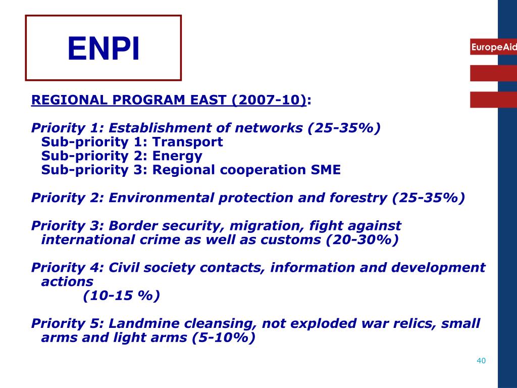 PPT - EU external assistance in the Neighbourhood: ENPI (and other ...