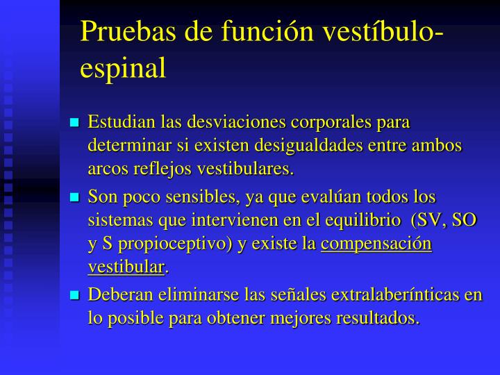 PPT - EXPLORACIÓN DEL SISTEMA VESTIBULAR PowerPoint Presentation - ID ...
