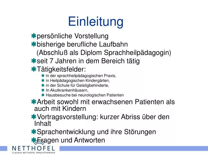 PPT - Einleitung PowerPoint Presentation, free download - ID:899494