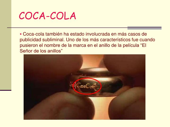 PPT - LA PUBLICIDAD SUBLIMINAL PowerPoint Presentation - ID:899568