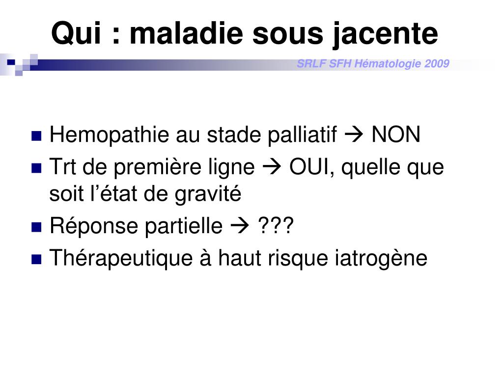 PPT - Admission du patient d’onco-hématologie en réanimation ...