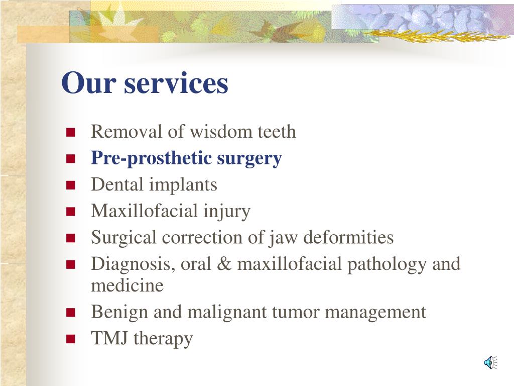 Ppt Oral And Maxillofacial Surgery Powerpoint Presentation Free