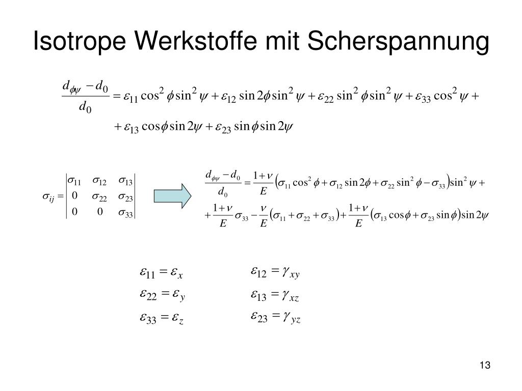 PPT - Röntgenographische Eigenspannungsanalyse PowerPoint Presentation ...