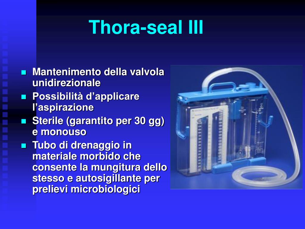 PPT - Gestione Infermieristica della persona con drenaggio toracico ...