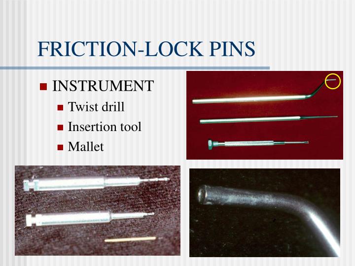 PPT - USE OF DENTAL PIN PowerPoint Presentation - ID:901756
