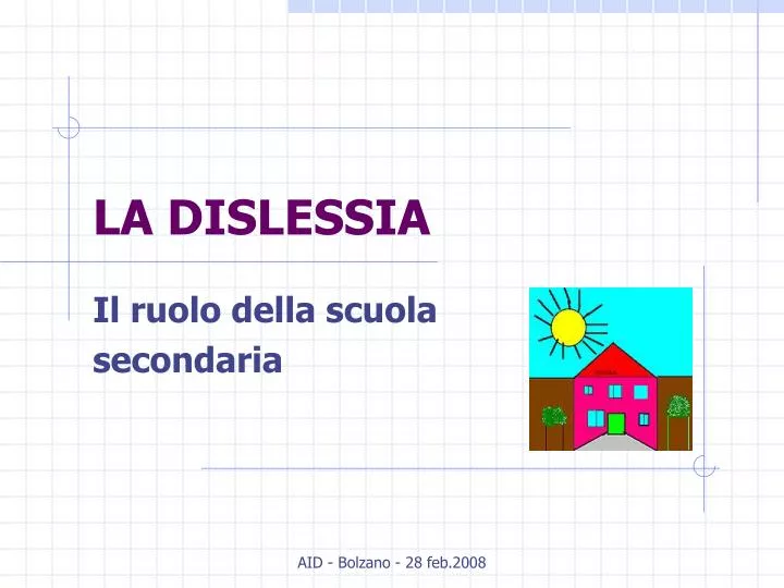 PPT - LA DISLESSIA PowerPoint Presentation, free download - ID:901952