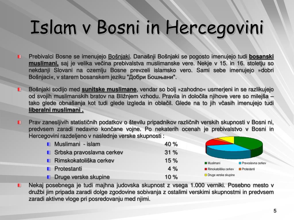 PPT - Islam v Bosni in Hercegovini PowerPoint Presentation, free ...
