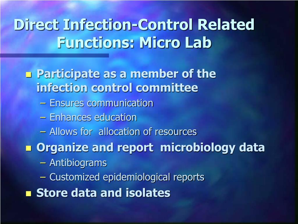 PPT - Role of the Microbiology Laboratory in Hospital Epidemiology ...