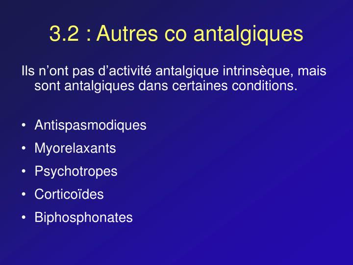 PPT - LES ANTALGIQUES PowerPoint Presentation - ID:903747