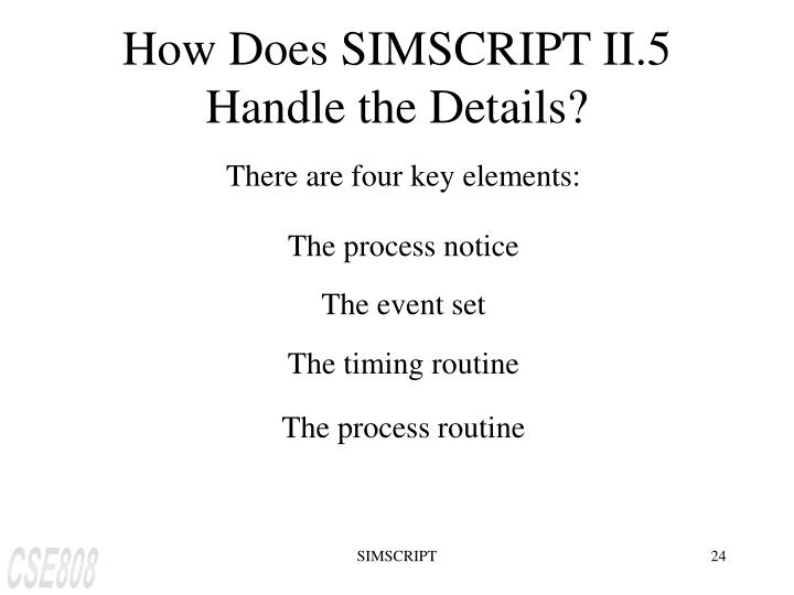 PPT - Modeling and Simulation in SIMSCRIPT II.5 PowerPoint Presentation ...