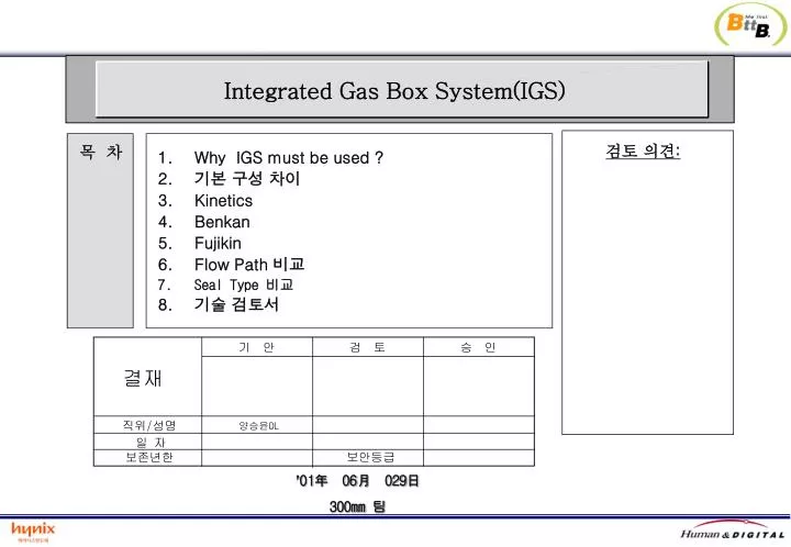 PPT - Integrated Gas Box System(IGS) PowerPoint Presentation, free download - ID:904729