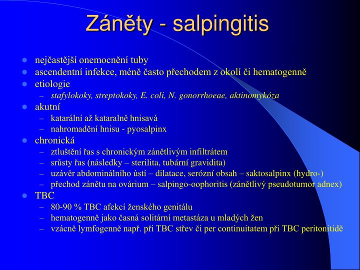 PPT - Patologie ženského pohlavního ústrojí PowerPoint Presentation ...