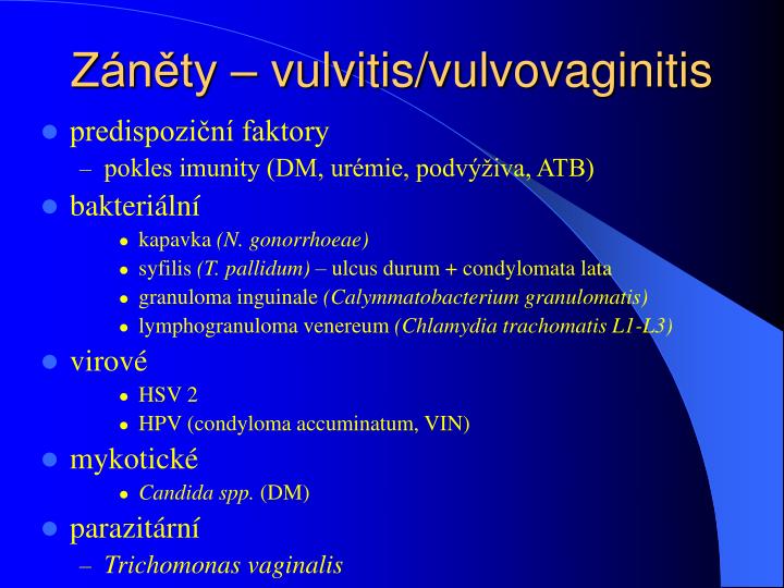 PPT - Patologie ženského pohlavního ústrojí PowerPoint Presentation ...