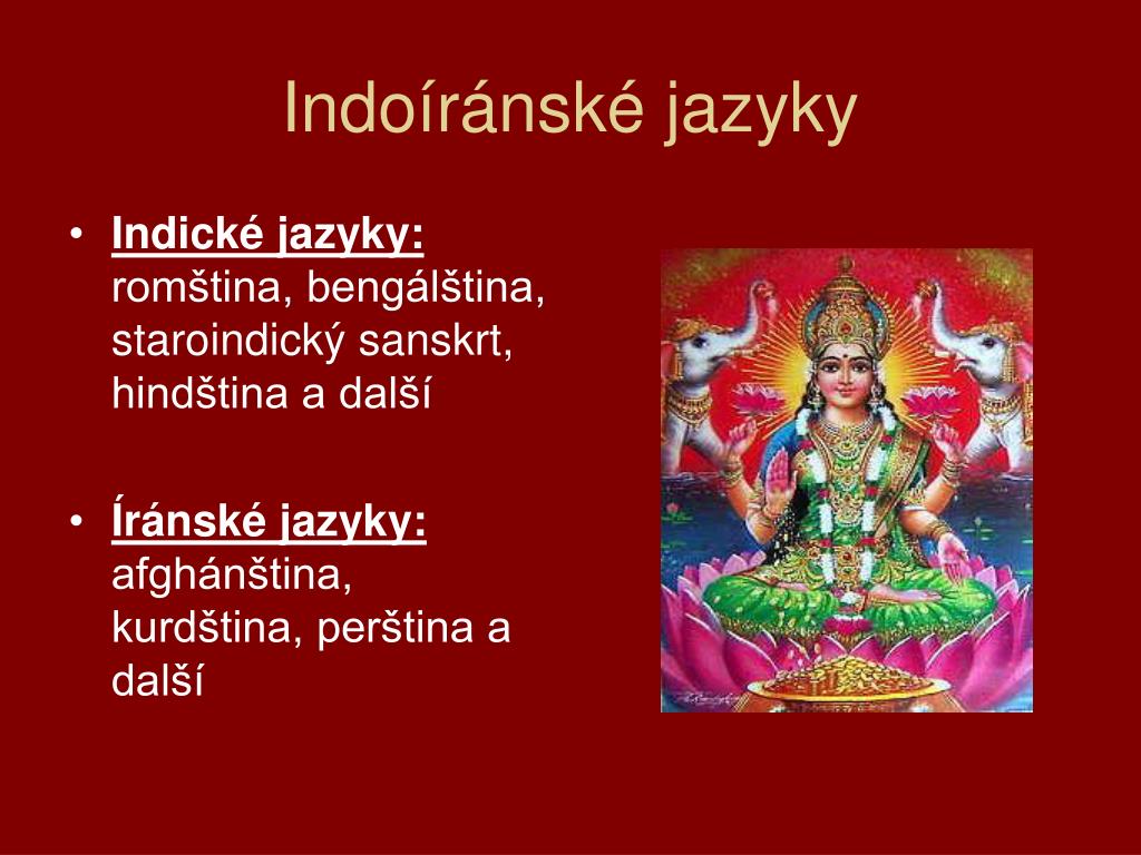 PPT - Indoevropská jazyková skupina PowerPoint Presentation, free ...