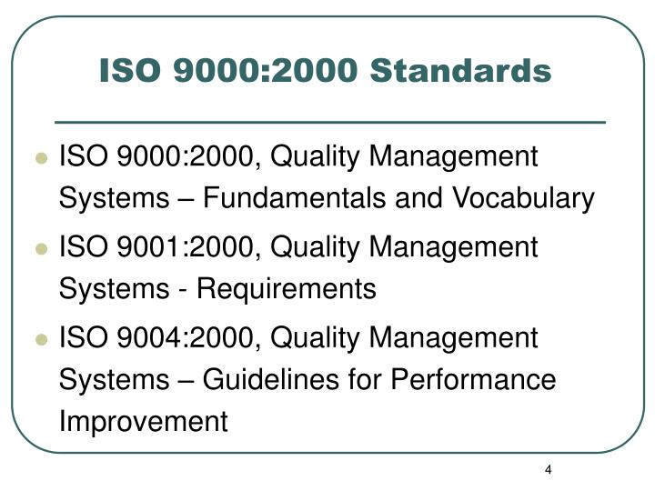 PPT - ISO 9000:2000 PowerPoint Presentation - ID:906623