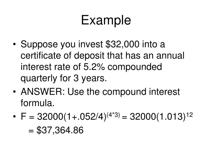PPT - Compound Interest PowerPoint Presentation - ID:907161