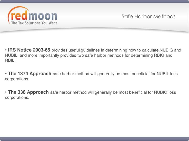 PPT - Built-in Gain Solution Sec. 382 Limitation PowerPoint ...
