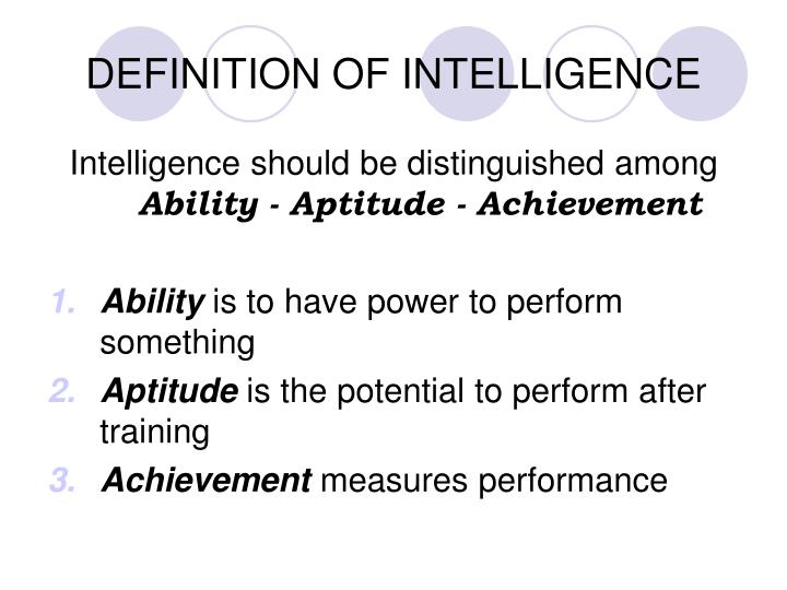 PPT - THE ASSESSMENT OF INTELLIGENCE PowerPoint Presentation - ID:908137