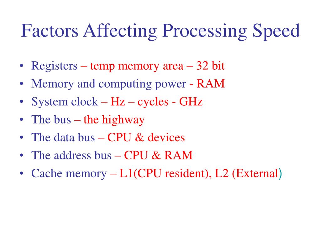 Factors Affecting Processing Speed In Computer at Toni Esser blog Factors Affecting Processing Speed In Computer at Toni Esser blog