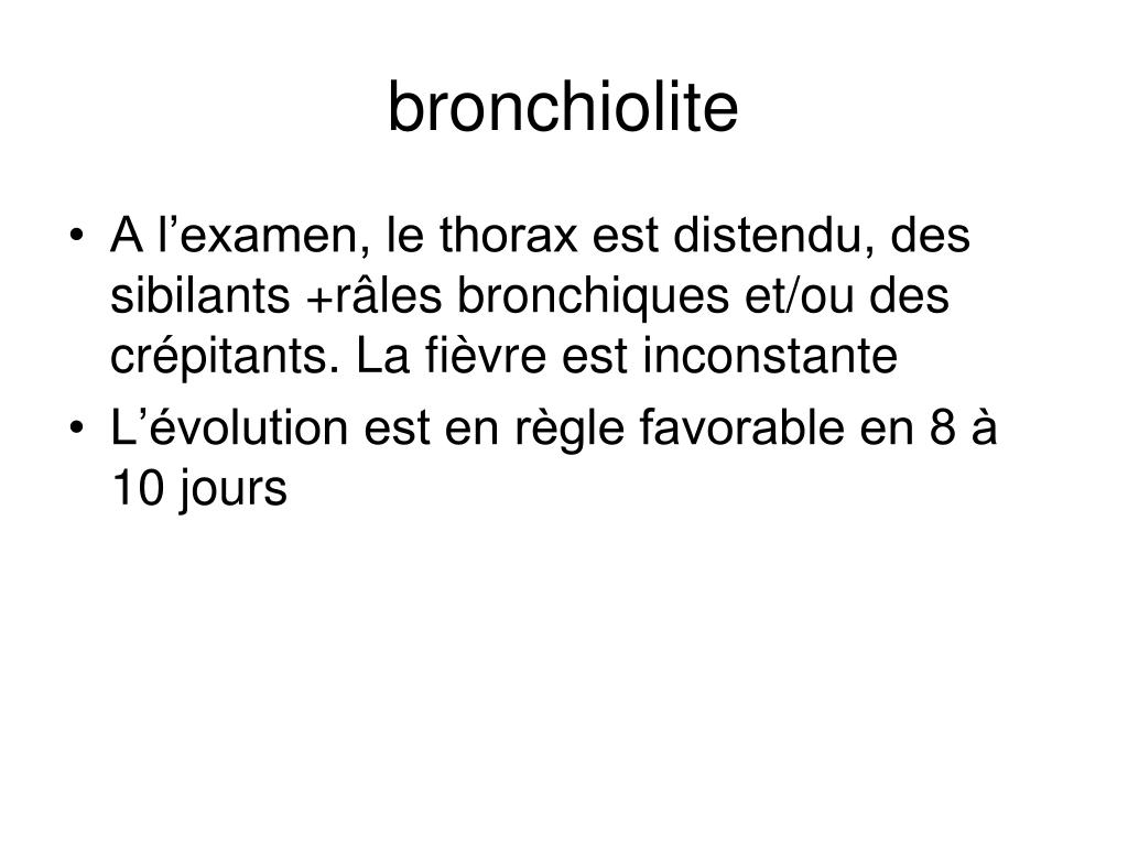 PPT - Infections ORL et bronchiques du jeune enfant PowerPoint ...