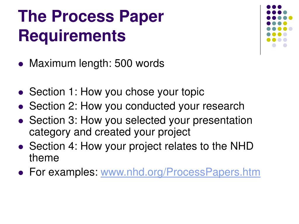 PPT The Process Paper PowerPoint Presentation Free Download ID 908989