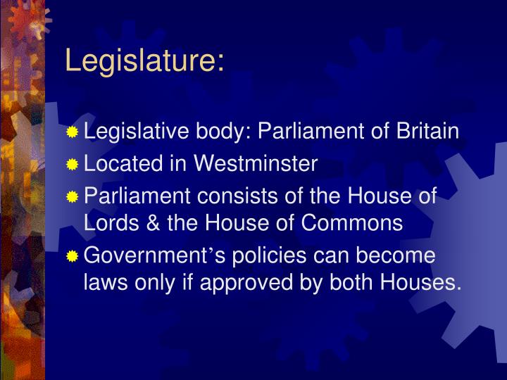 PPT - Structure of the Central Government of the UK PowerPoint ...