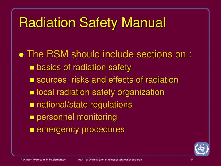 PPT - Radiation Protection in Radiotherapy PowerPoint Presentation - ID ...