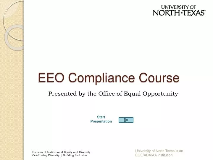 PPT - EEO Compliance Course PowerPoint Presentation, free download - ID ...