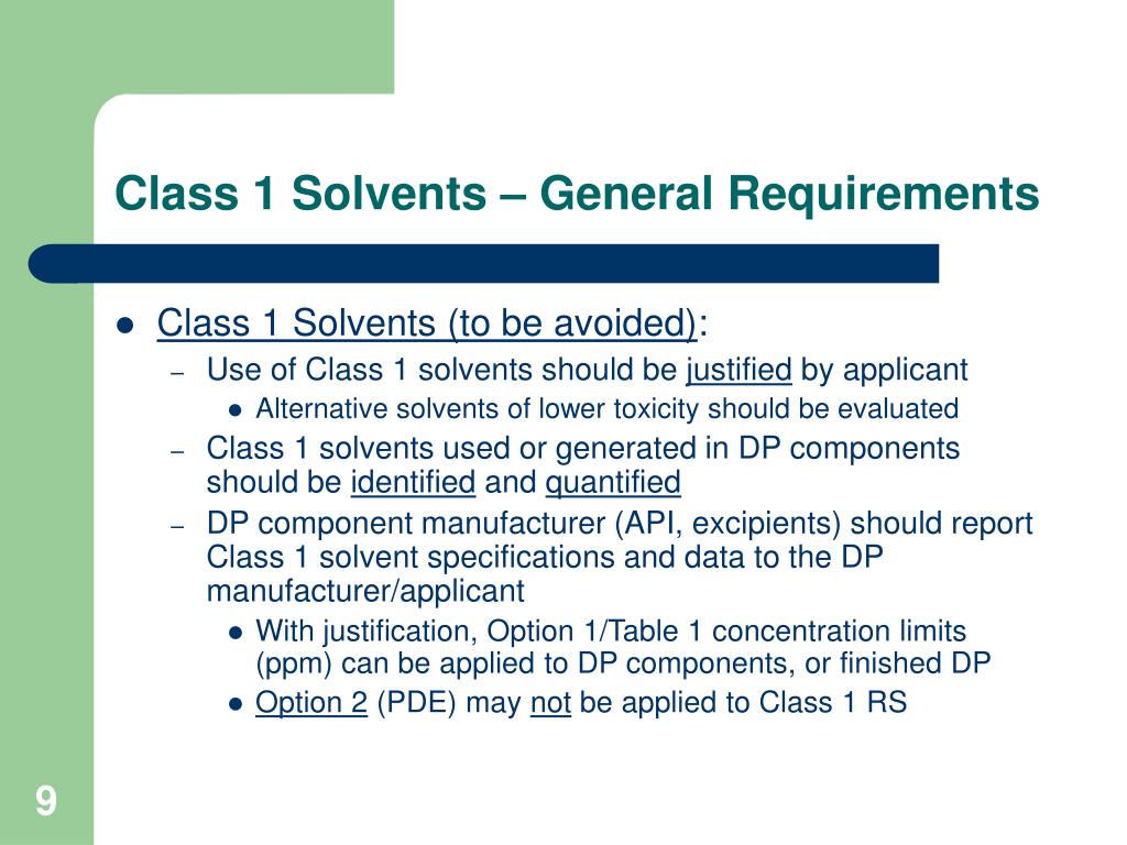 PPT - USP “Hot Topics” - USP Residual Solvents, USP Glycerin Monograph ...