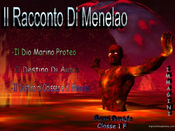 PPT - Il Racconto Di Menelao PowerPoint Presentation, free download ...