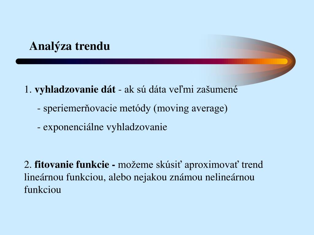 PPT - Analýza časových radov PowerPoint Presentation, free download ...