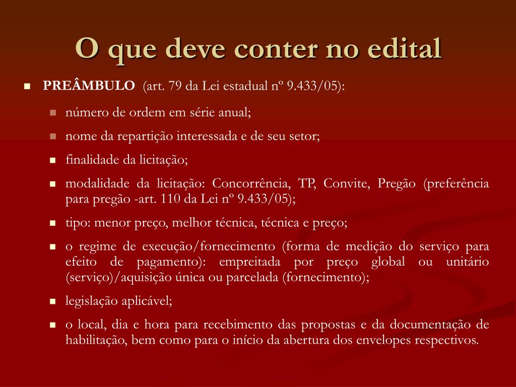 PPT - EDITAIS DE LICITAÇÕES PowerPoint Presentation, free download - ID ...