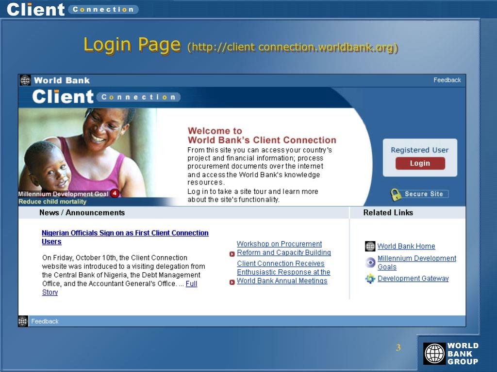 PPT - Operations Portal & Client Connection: Real-time Project ...
