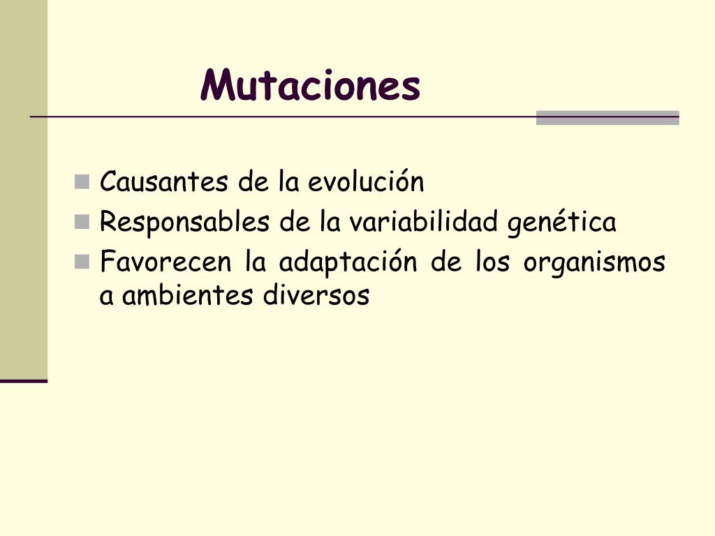 PPT - Cambios en la estructura genética y control genético PowerPoint ...