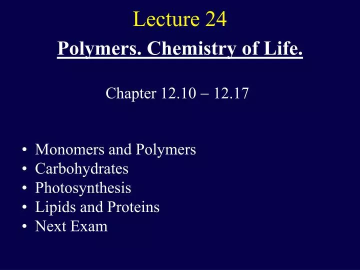 Ppt Lecture 24 Powerpoint Presentation Free Download Id 914314