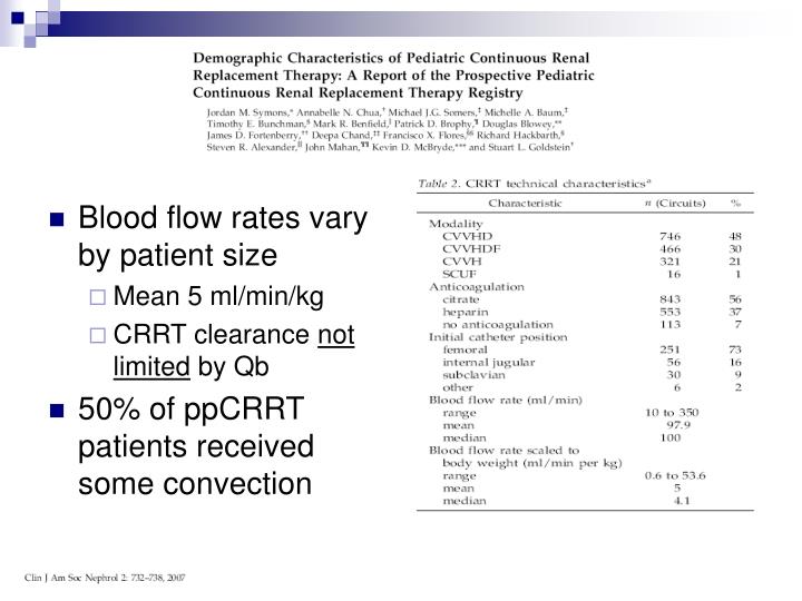 PPT - Pediatric CRRT: The Prescription PowerPoint Presentation - ID:915549